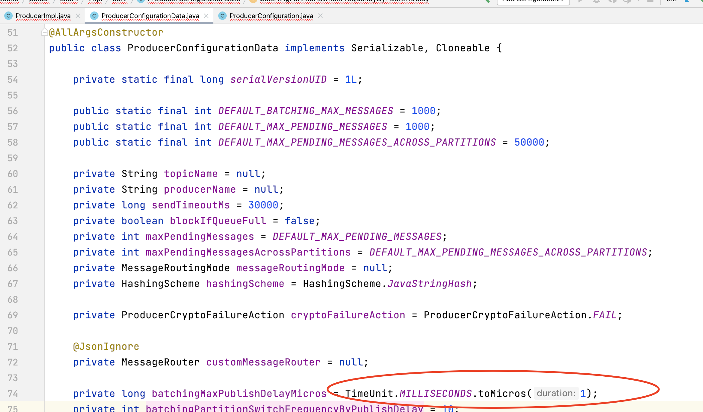What's the batch Delay default value · Issue #9168 · apache/pulsar · GitHub