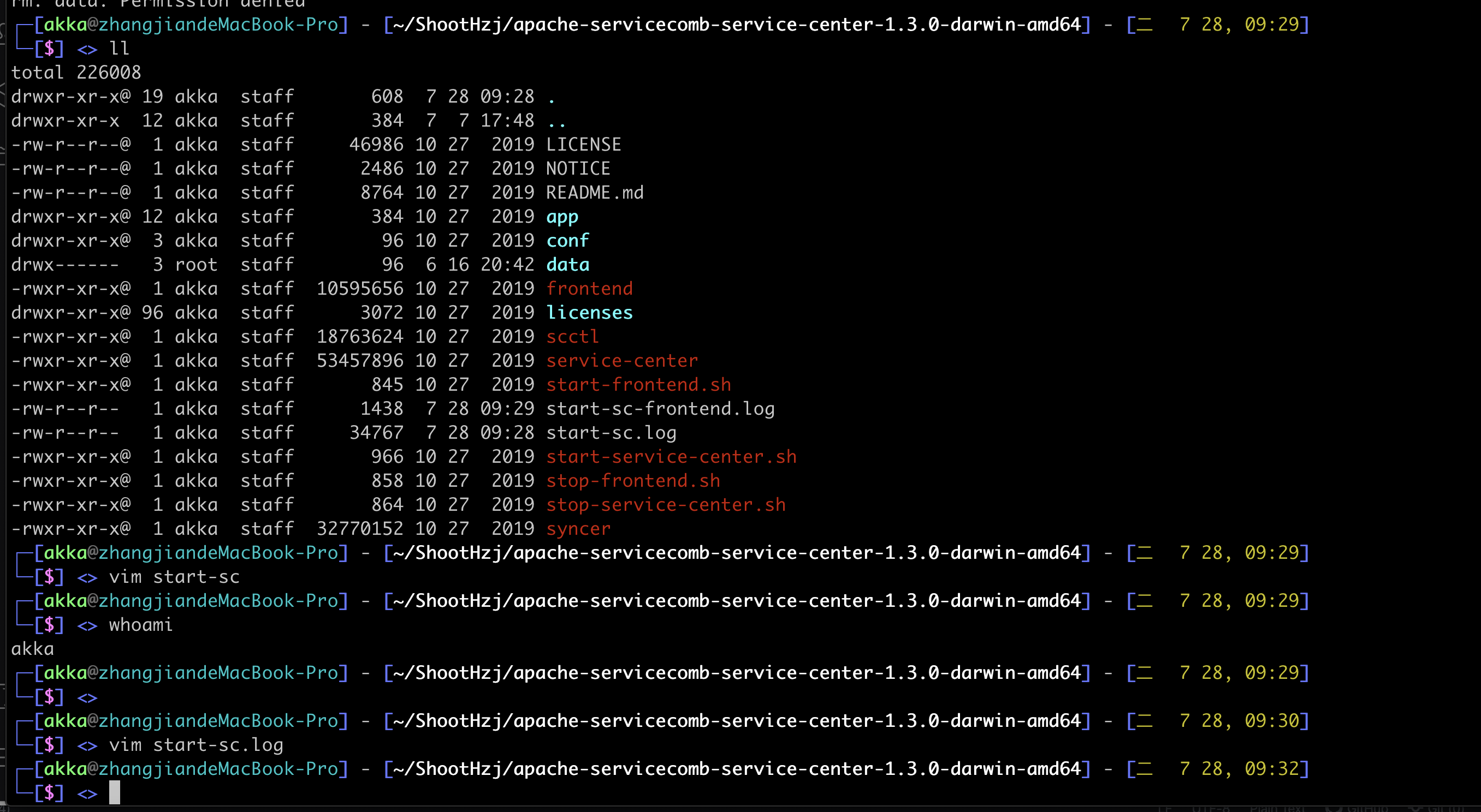 Can not run it on OSX · Issue #1895 · apache/servicecomb-java-chassis · GitHub