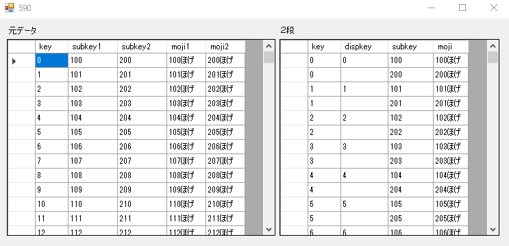 GitHub - afukuma/MultiRowww: DataGridViewの2段表示
