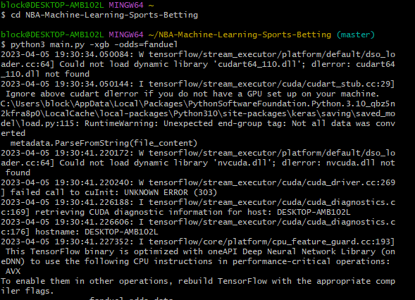 Getting this error when trying to run the python3 main.py -xgb -odds= command · Issue #177 ...