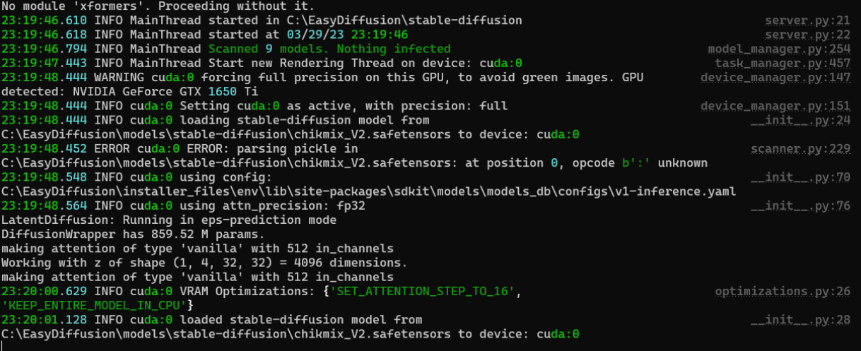 black images when using some models · Issue #1092 · easydiffusion/easydiffusion · GitHub