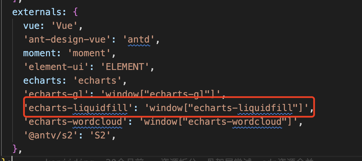 在使用externals引入echarts和vue-echarts后再在index.html引入liquidfill报错 · Issue #104 · ecomfe/echarts ...