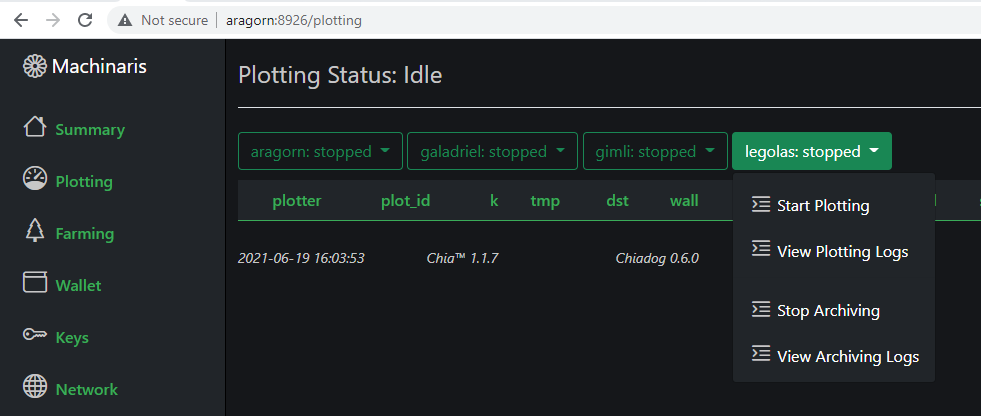 Plotman Archive must be manually started from container CLI · Issue #88 · guydavis/machinaris ...