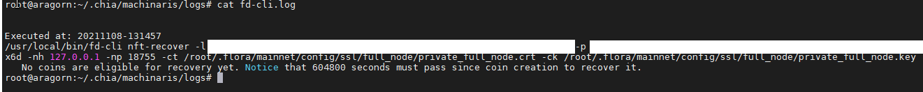 Ability to recover NFT Plot rewards in the machinaris container itself or automatically. · Issue ...