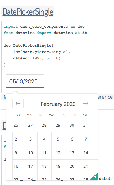 Leap year 2020 cannot select 2020-02-29 · Issue #669 · plotly/dash-core-components · GitHub