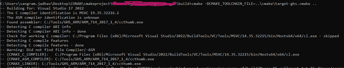 Issue while setting Toolchain. · Issue #14141 · conan-io/conan · GitHub