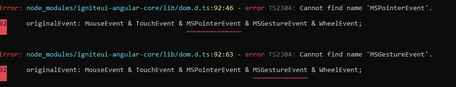RowType · Issue #9922 · IgniteUI/igniteui-angular · GitHub