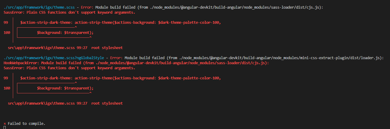 Theme issues in igx 15 upgrade · Issue #12590 · IgniteUI/igniteui-angular · GitHub