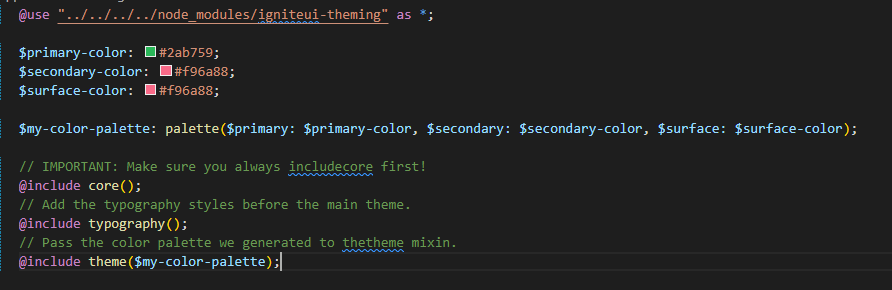 Theme issues in igx 15 upgrade · Issue #12590 · IgniteUI/igniteui-angular · GitHub
