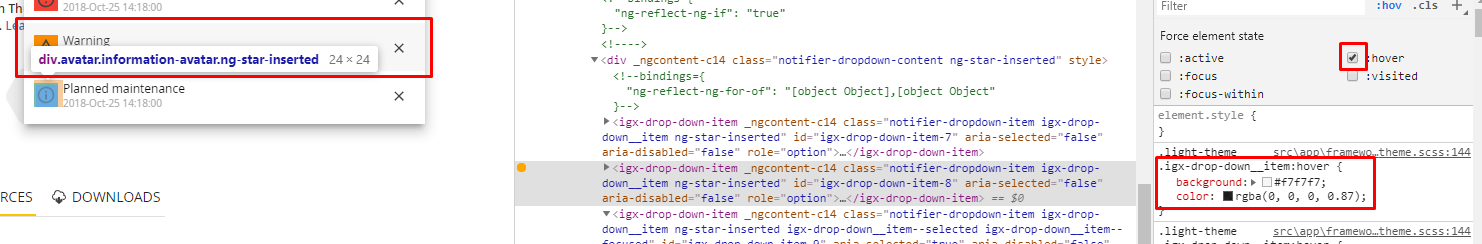 igx-drop-down allowItemsFocus not working · Issue #4395 · IgniteUI/igniteui-angular · GitHub
