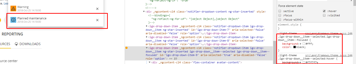igx-drop-down allowItemsFocus not working · Issue #4395 · IgniteUI/igniteui-angular · GitHub