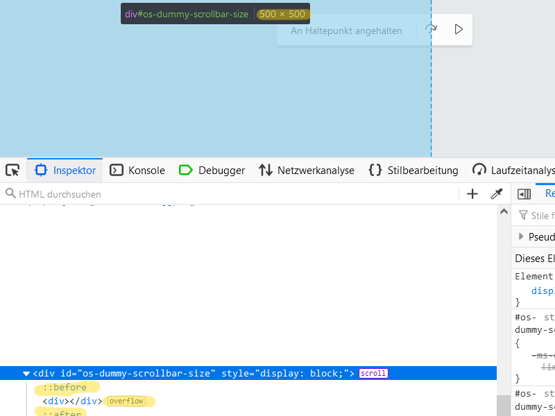 Chrome occupying the space of default hidden native scrollbar. · Issue #360 · KingSora ...