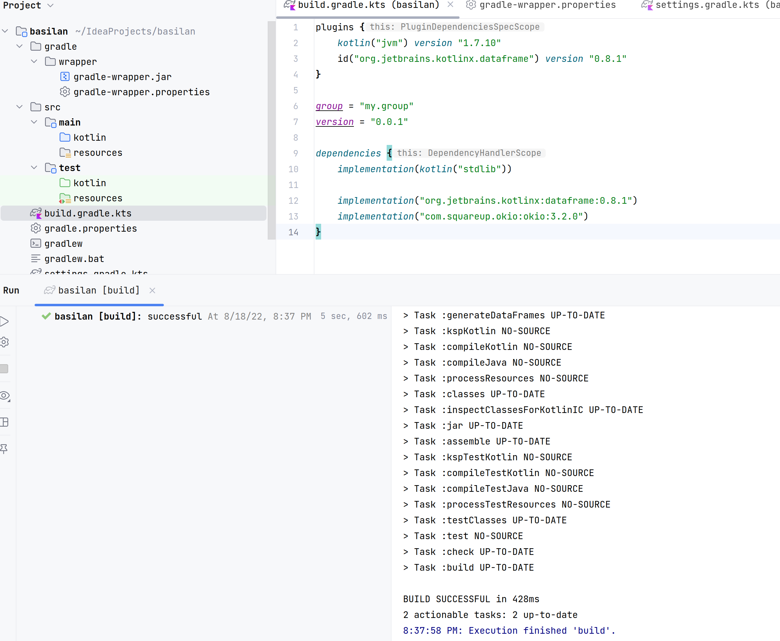 Plugin [id: 'org.jetbrains.kotlinx.dataframe', version: '0.8.1'] was not found · Issue #152 ...