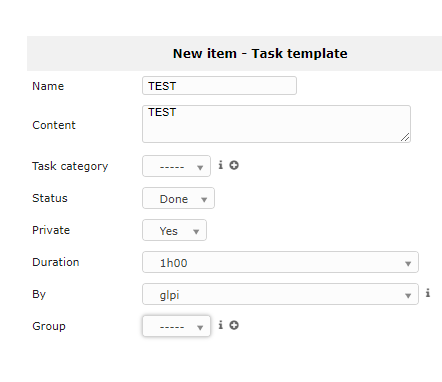 [9.2] Task template dosen't fill fields correctly · Issue #2910 · glpi-project/glpi · GitHub