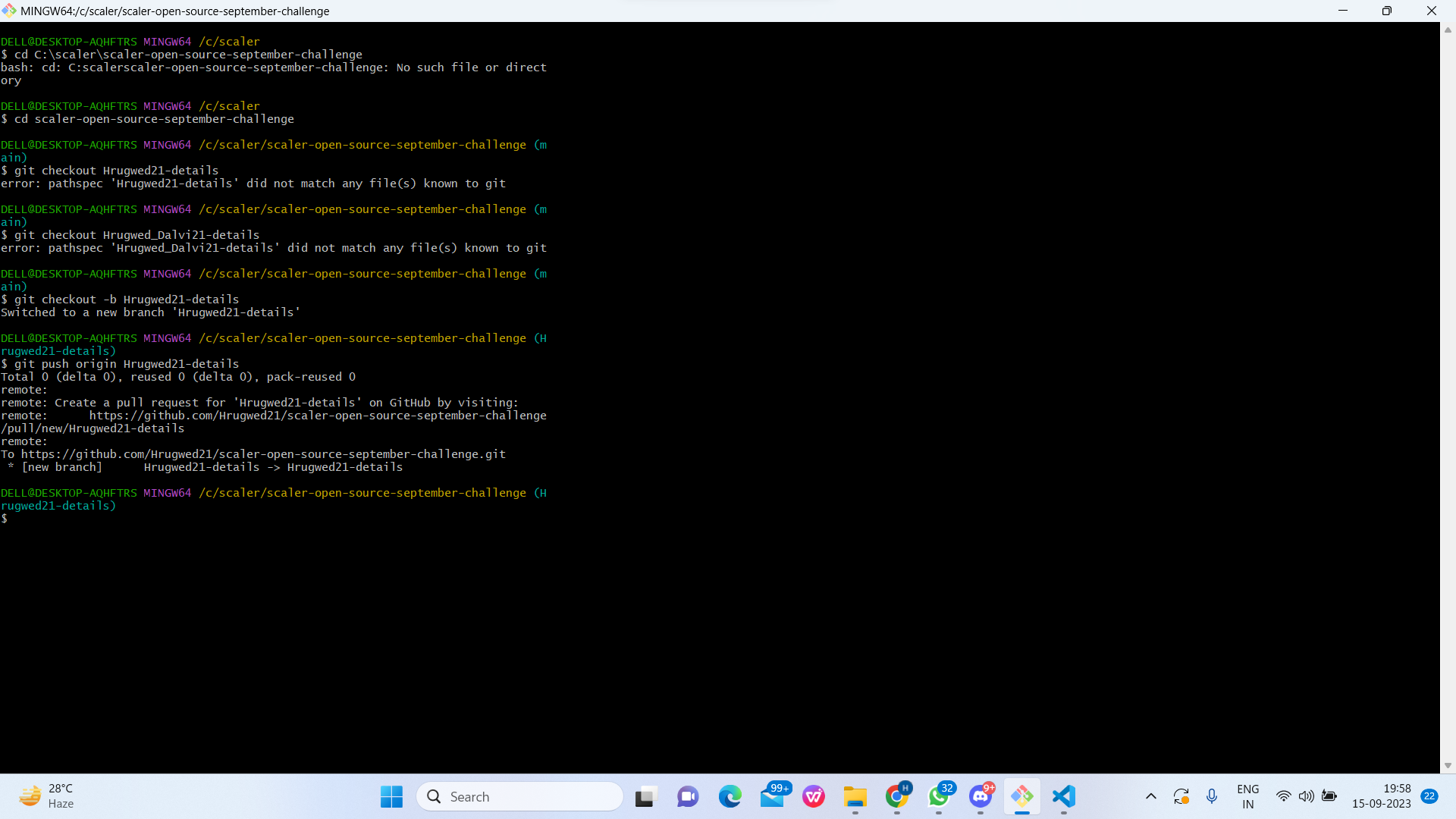 challenge#1:HrugwedDalvi · Issue #1075 · scaleracademy/scaler-open-source-september-challenge ...