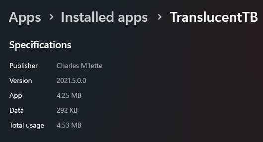 Still seeing taskbar line in 2021.5.0.0 · Issue #638 · TranslucentTB/TranslucentTB · GitHub
