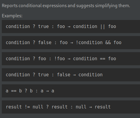 Inspection suggestion: simplify boolean expression · Issue #9223 · intellij-rust/intellij-rust ...