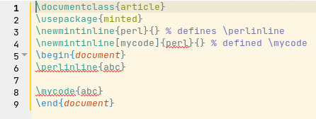 minted's `\newmintinline` should be recognized as defining new commands · Issue #1270 ...