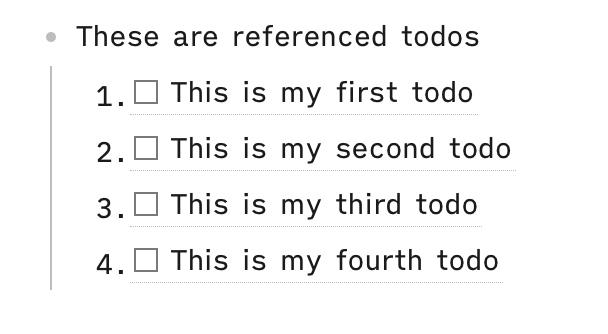 Formatting of structured list composed of block refs and blocks · Issue #41 · rcvd/roam-css ...