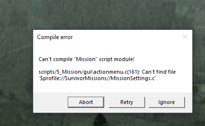 Client side MissionSettings.c not found · Issue #9 · Bitverbieger/SurvivorMissions · GitHub