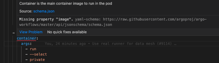 Container json schema should have `image` be optional · Issue #8866 ...