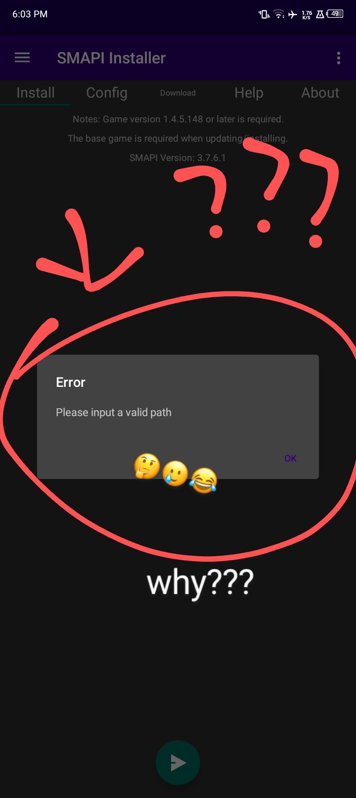 Instructions for installing the alpha build · Issue #301 · ZaneYork/SMAPI-Android-Installer · GitHub