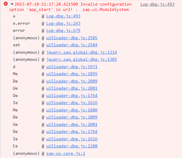 Error In Console Regarding App Start · Issue 369 · Abap2ui5 Abap2ui5 · Github