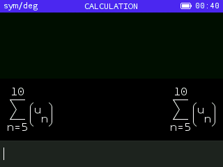 Sum of the terms of a recursive sequence · Issue #319 · UpsilonNumworks/Upsilon · GitHub