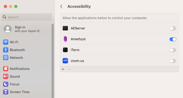 Starting a Zoom.us call with "Zoom.us.app" causes Amethyst to crash immediately. · Issue #1490 ...
