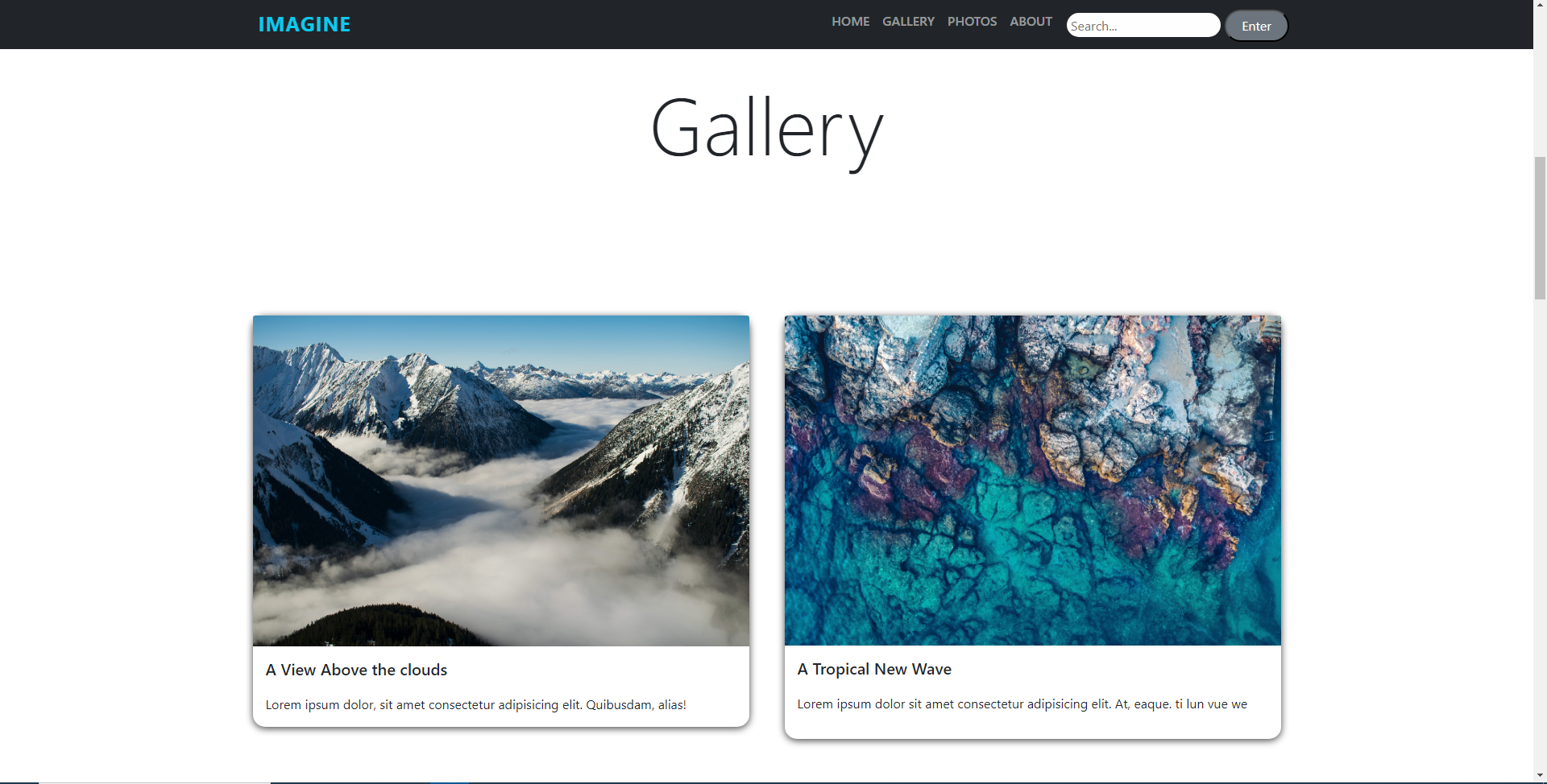 GitHub - DanielsWebDevelopment/Image-Gallery-Website