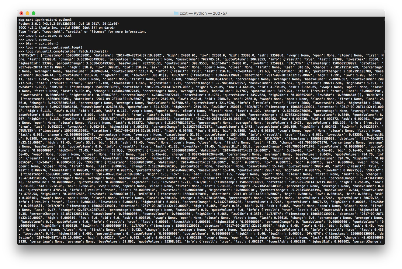 Fetch tickers in Bter · Issue #245 · ccxt/ccxt · GitHub
