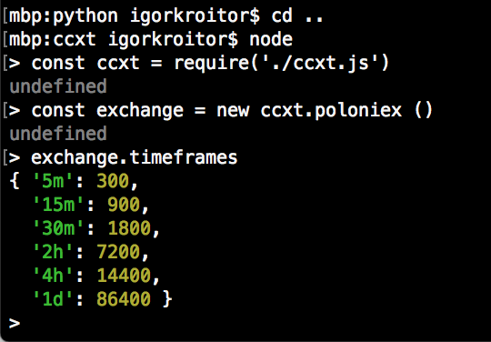 Fetchohlcv Gives Error Poloniex Errorplease Specify A Valid Period · Issue 1505 · Ccxt 