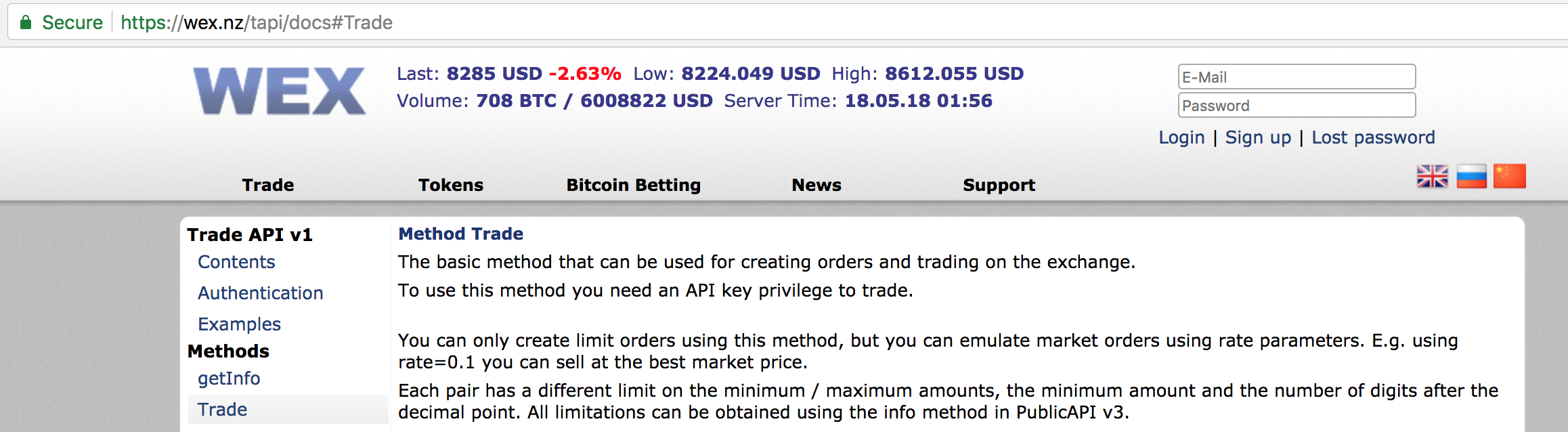 WEX - createMarketSellOrder doesn't work · Issue #2878 · ccxt/ccxt · GitHub