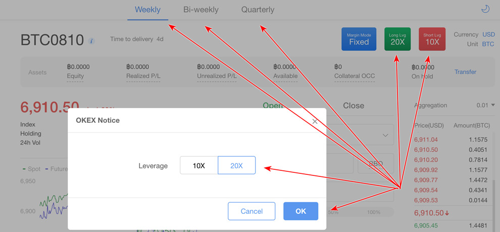 okex future, can not change lever_rate to 20 when creating order · Issue #3577 · ccxt/ccxt · GitHub