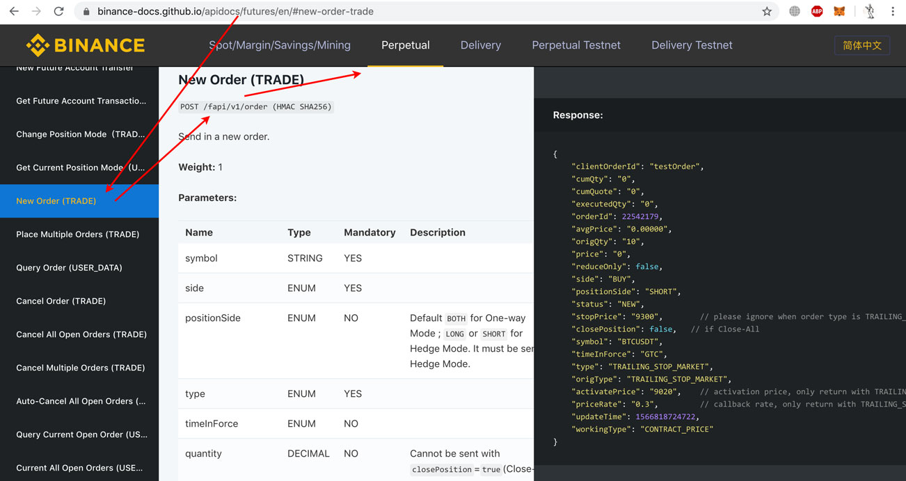 binance STOP_LOSS_MARKET is not a valid order type in spot market BTC ...