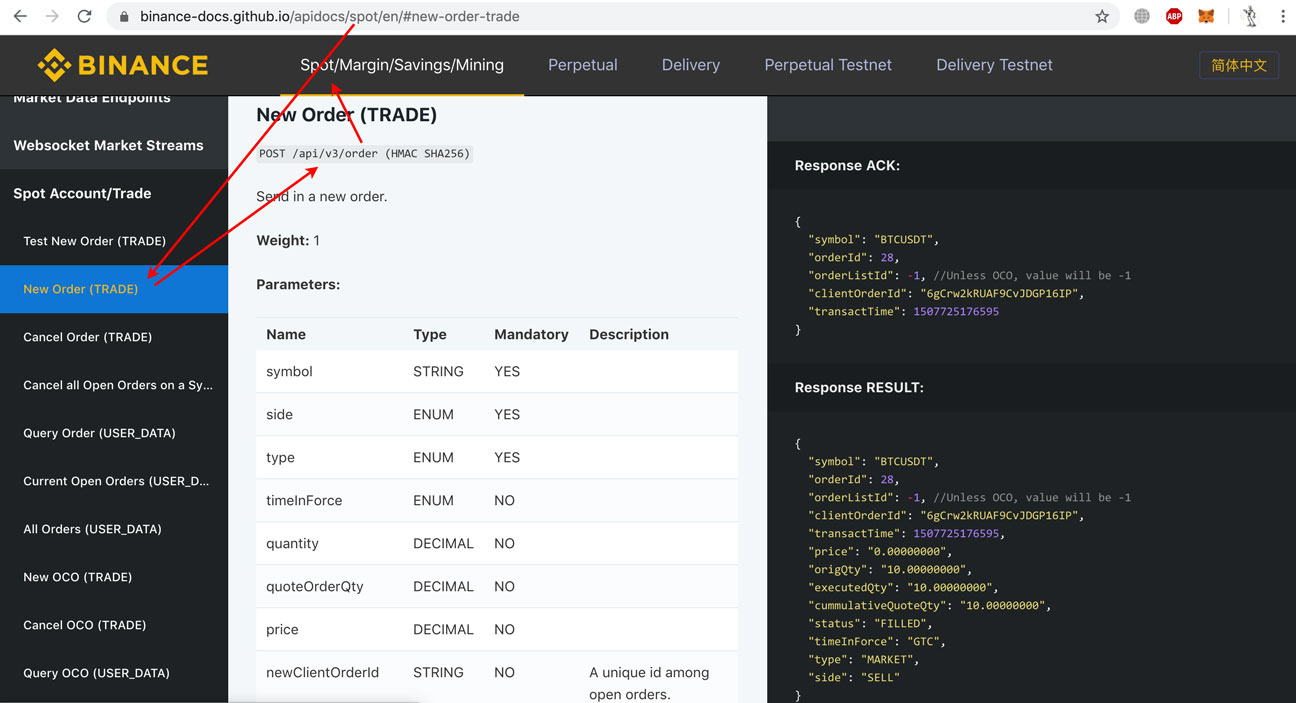binance STOP_LOSS_MARKET is not a valid order type in spot market BTC ...