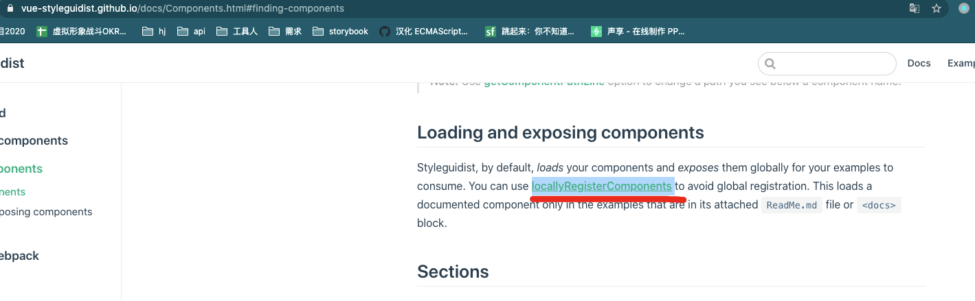 [Docs bug] about the url of locallyRegisterComponents page · Issue #967 · vue-styleguidist/vue ...
