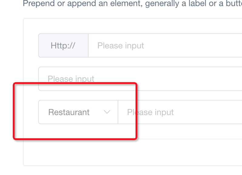 [Bug Report] Append/prepend el-select on el-input displays incorrectly · Issue #14996 · ElemeFE ...