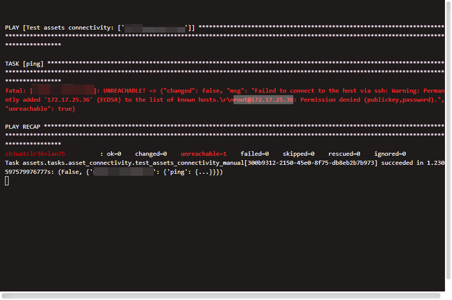 [Bug] 配置网域网关，资产可正常ssh，但测试资产连接失败 · Issue #7543 · jumpserver/jumpserver · GitHub