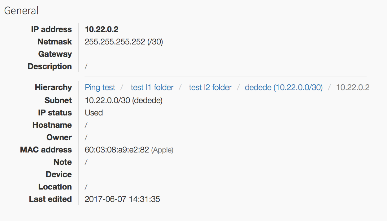 [Feature Request] Show vendor of device by MAC address · Issue #1139 · phpipam/phpipam · GitHub