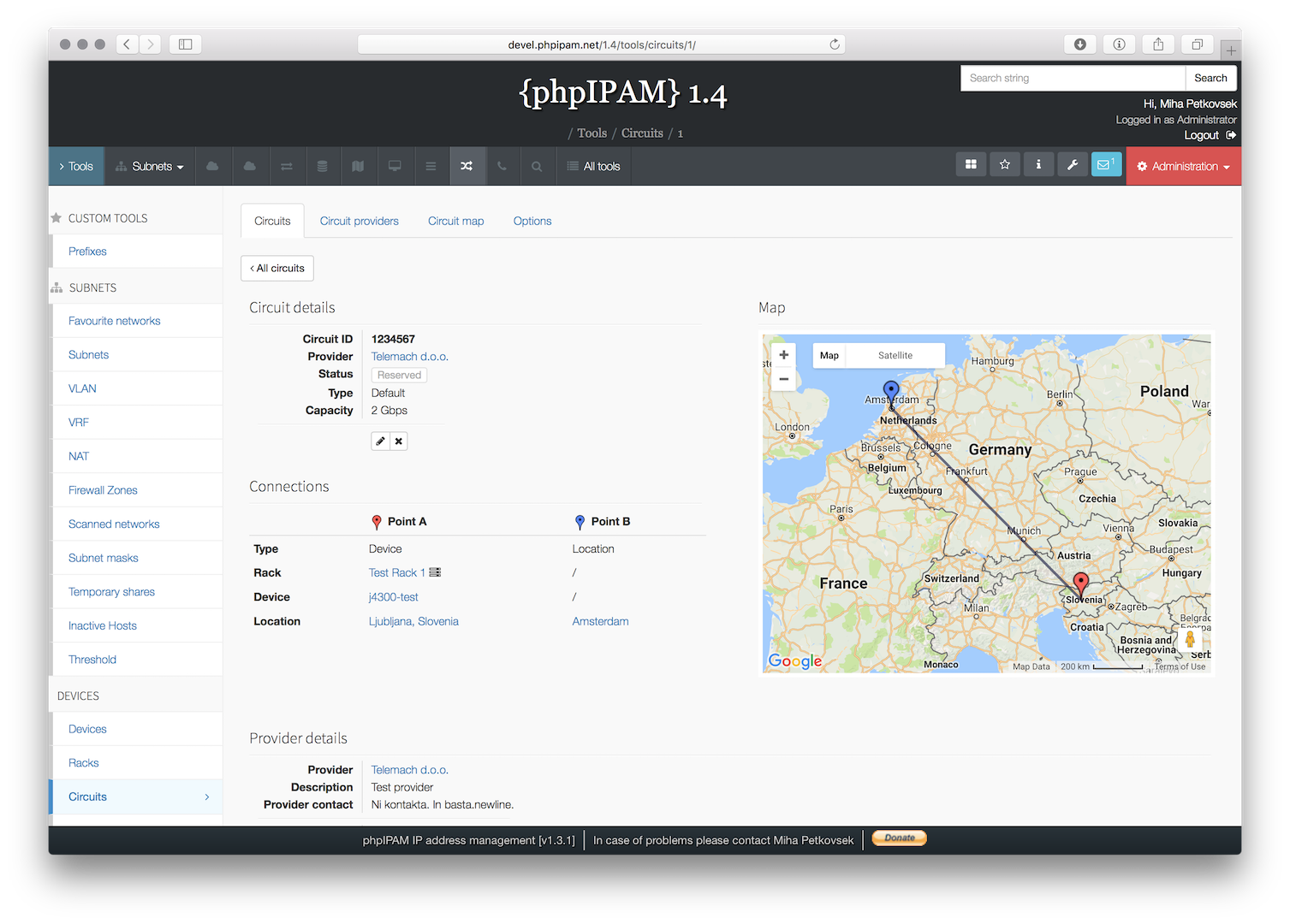 Circuits module · Issue #1278 · phpipam/phpipam · GitHub