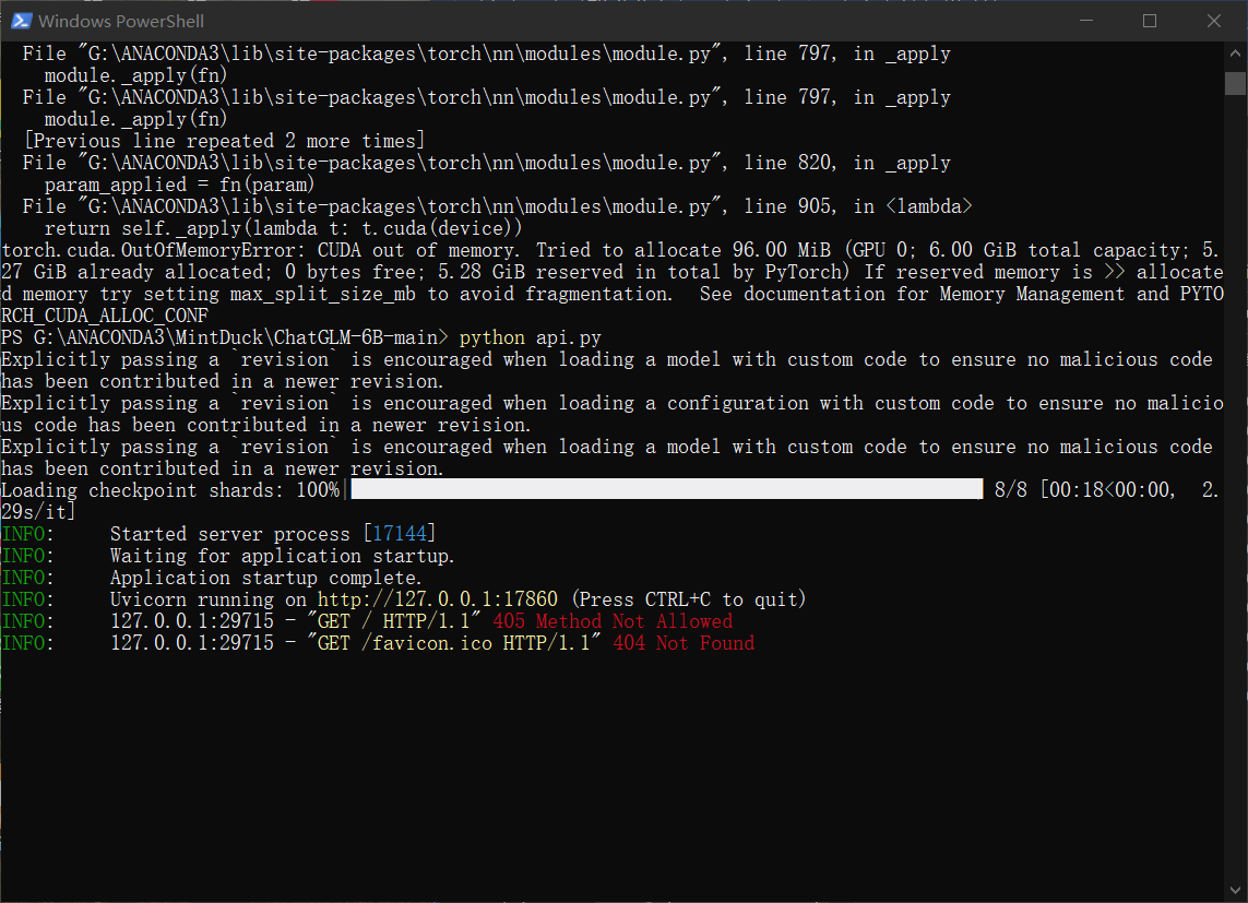 成功配置api.py后在nonebot上无应答 · Issue #25 · QNLanYang/nonebot_plugin_ChatGLM6B · GitHub