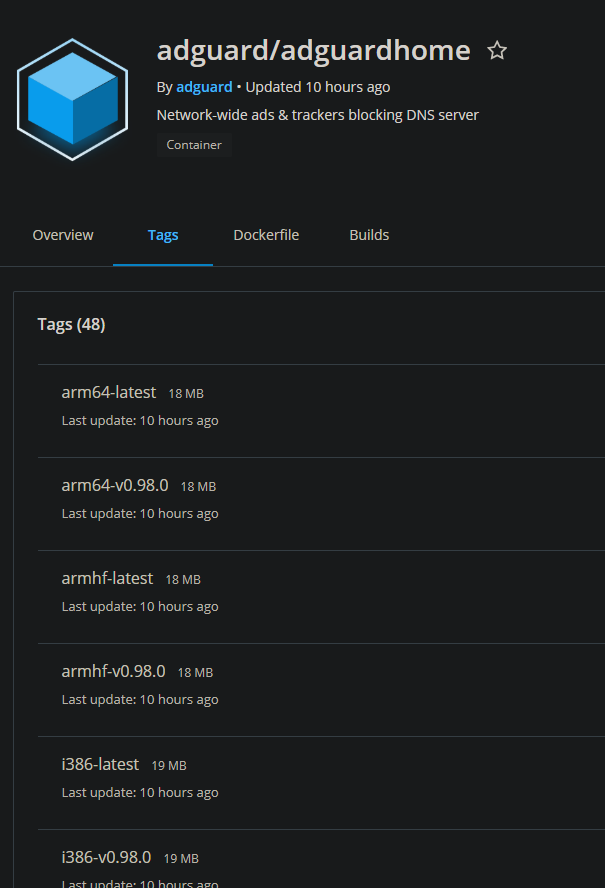 AGH release v0.98.0 binaries · Issue #949 · AdguardTeam/AdGuardHome · GitHub