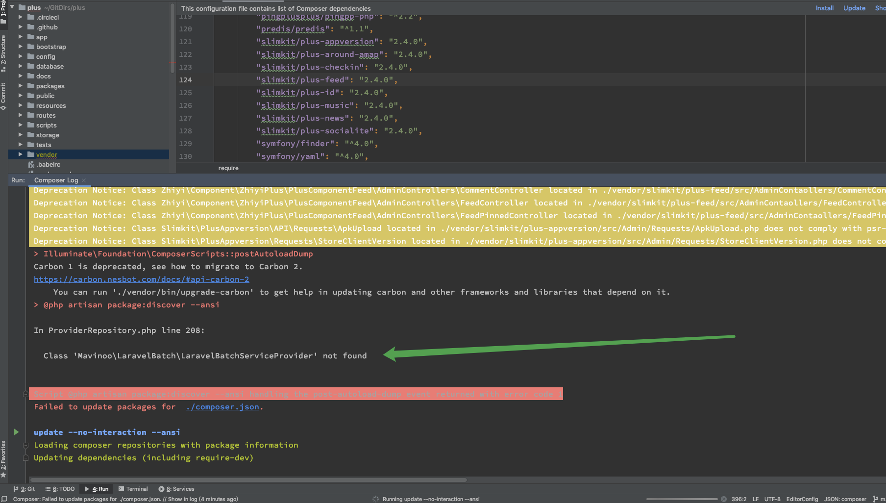 启动异常 · Issue #841 · slimkit/plus · GitHub