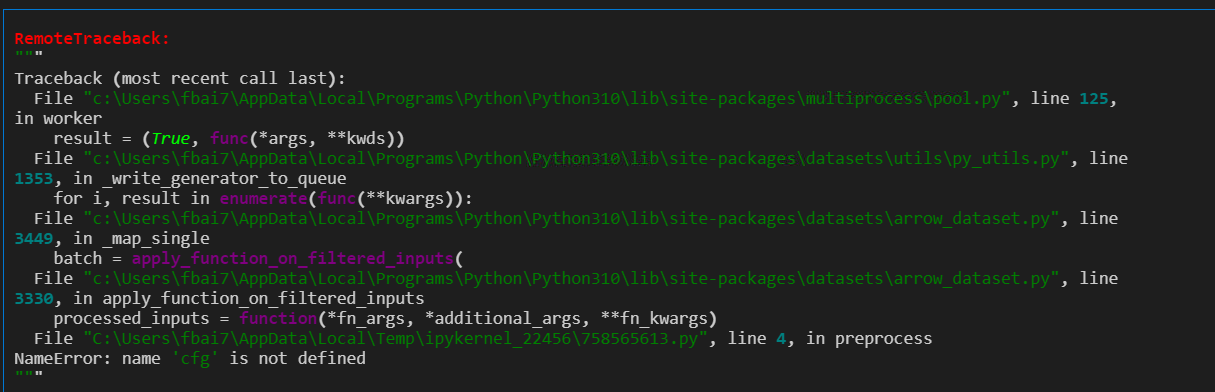 在运行ChatGLM2_AdaLoRA——transformers.ipynb 执行到22步 ds_train = ds_train_raw.map时报错 · Issue #28 ...
