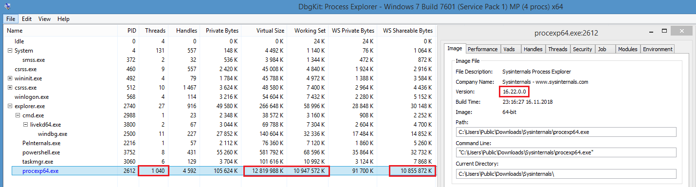 Process Explorer: could make system unresponsive · Issue #189 · MicrosoftDocs/sysinternals · GitHub