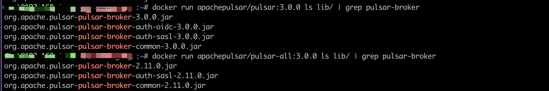 [Bug] pulsar-all 3.0.0 docker image contains Pulsar 2.11.0 · Issue #20420 · apache/pulsar · GitHub