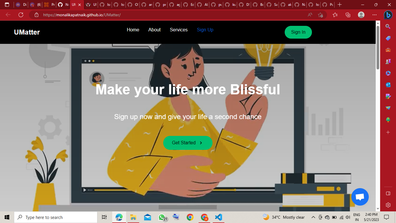 making logo of UMatter attractive · Issue #159 · MonalikaPatnaik/UMatter · GitHub