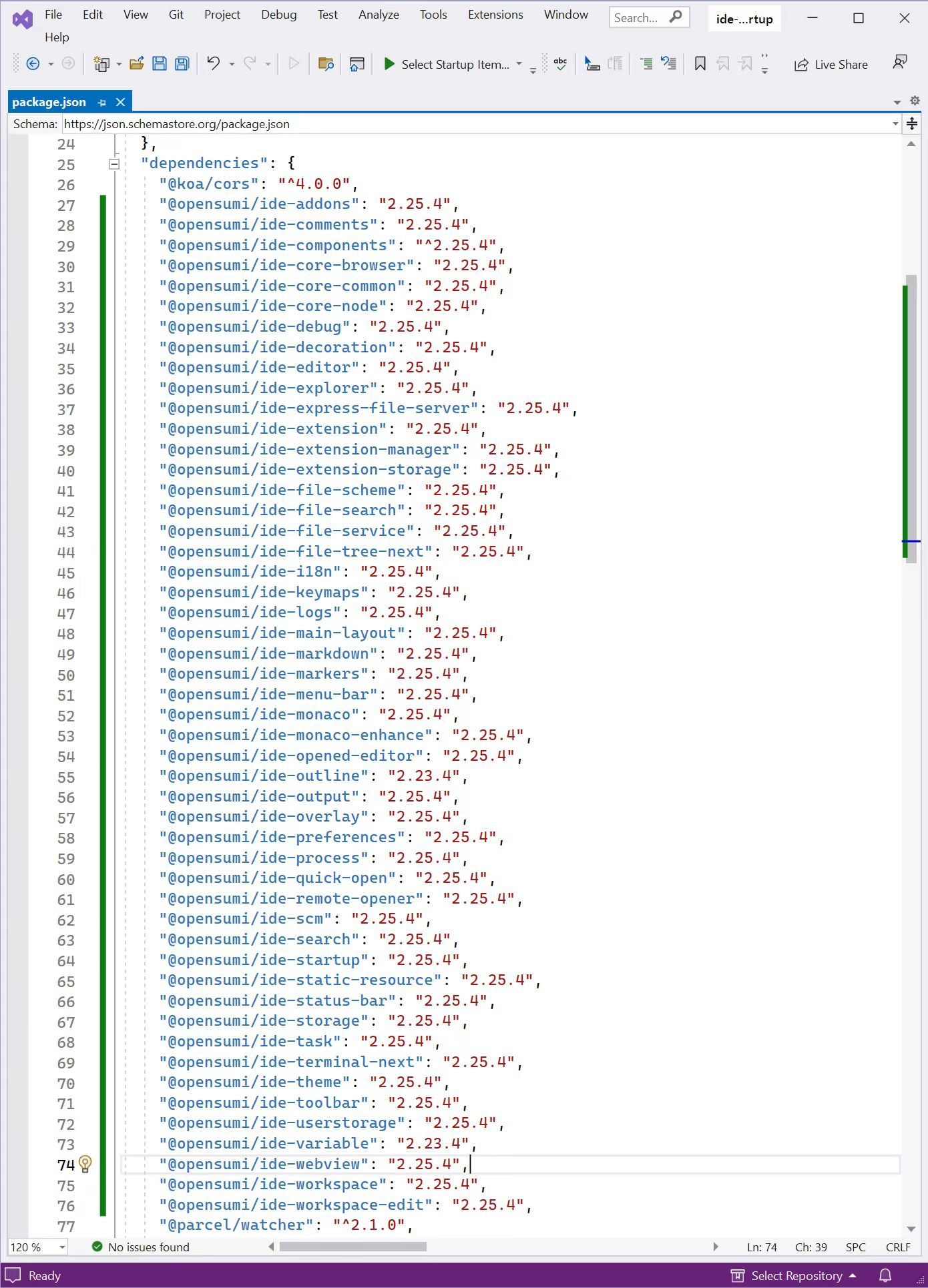 Explorer WorkSpace持续加载 · Issue #75 · opensumi/ide-startup · GitHub