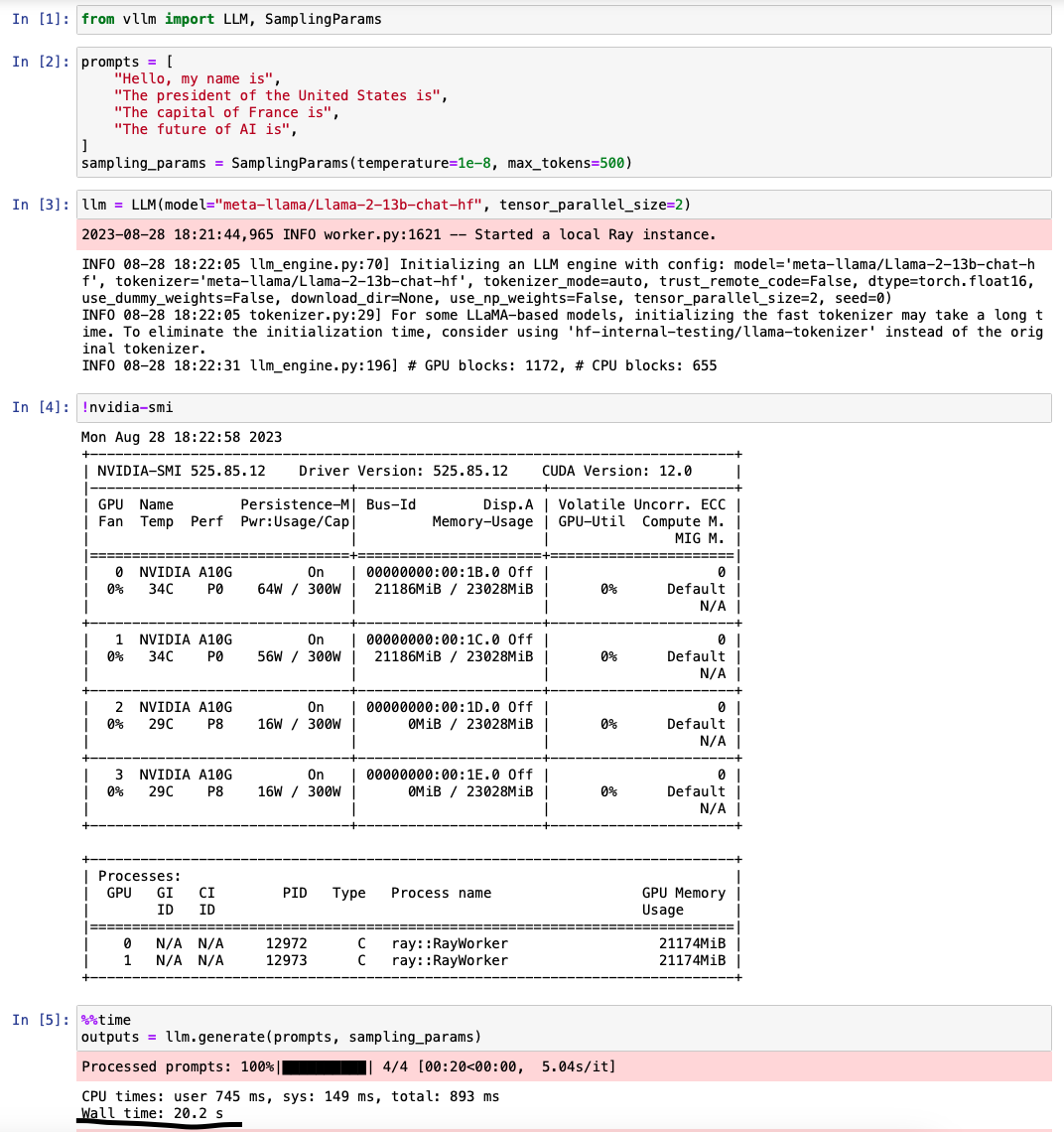 High latency when using llama-2-13b-chat-hf on AWS Sagemaker · Issue #894 · vllm-project/vllm ...
